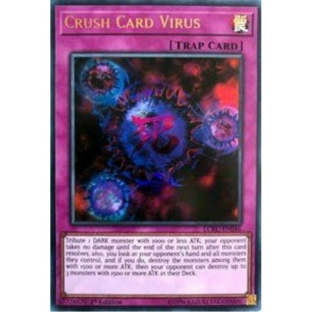 Yu-Gi-Oh! Crush Card Virus (Version 2) - LCKC-EN046 - Ultra Rare - 1st ...