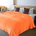 Btomtd Super Soft Solid Color Flannel Throw Blanket, Warm Cozy Bed Sofa ...