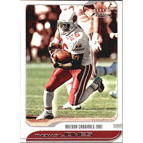 2001 Fleer Focus #40 Thomas Jones NFL Football Trading Card - Walmart.com