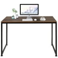 VECELO Rectangular Computer Office Writing Desk Modern Easy Assemble ...