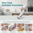 2-in-1 Stainless Steel Fish Scaler + Ginger Grater, Fish Scaler Remover ...