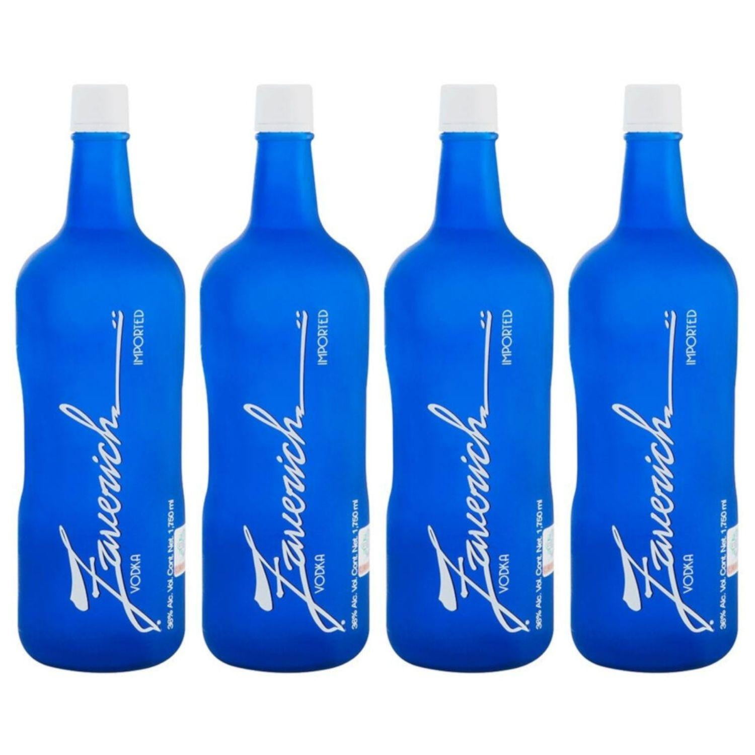 Pack de 4 Vodka Zaverich Premium 1.750 ml Zaverich Premium | Bodega ...