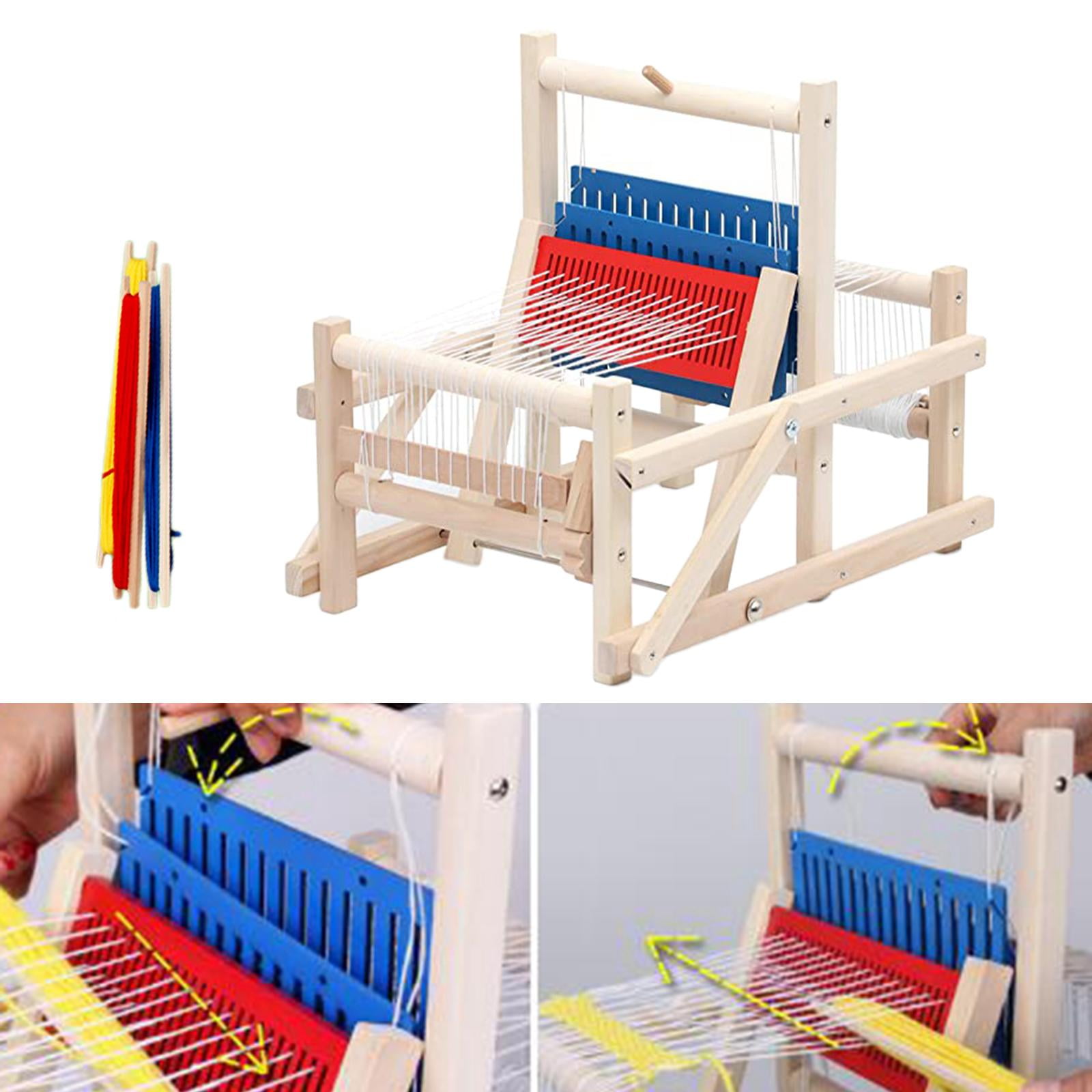 Click here for Dynwaveca Wooden Traditional Weaving Loom Educatio... prices
