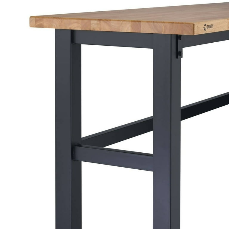 TRINITY 72x19 Wood Top Work Table - Walmart.com TRINITY 72x19 Wood Top Work Table - Walmart.com