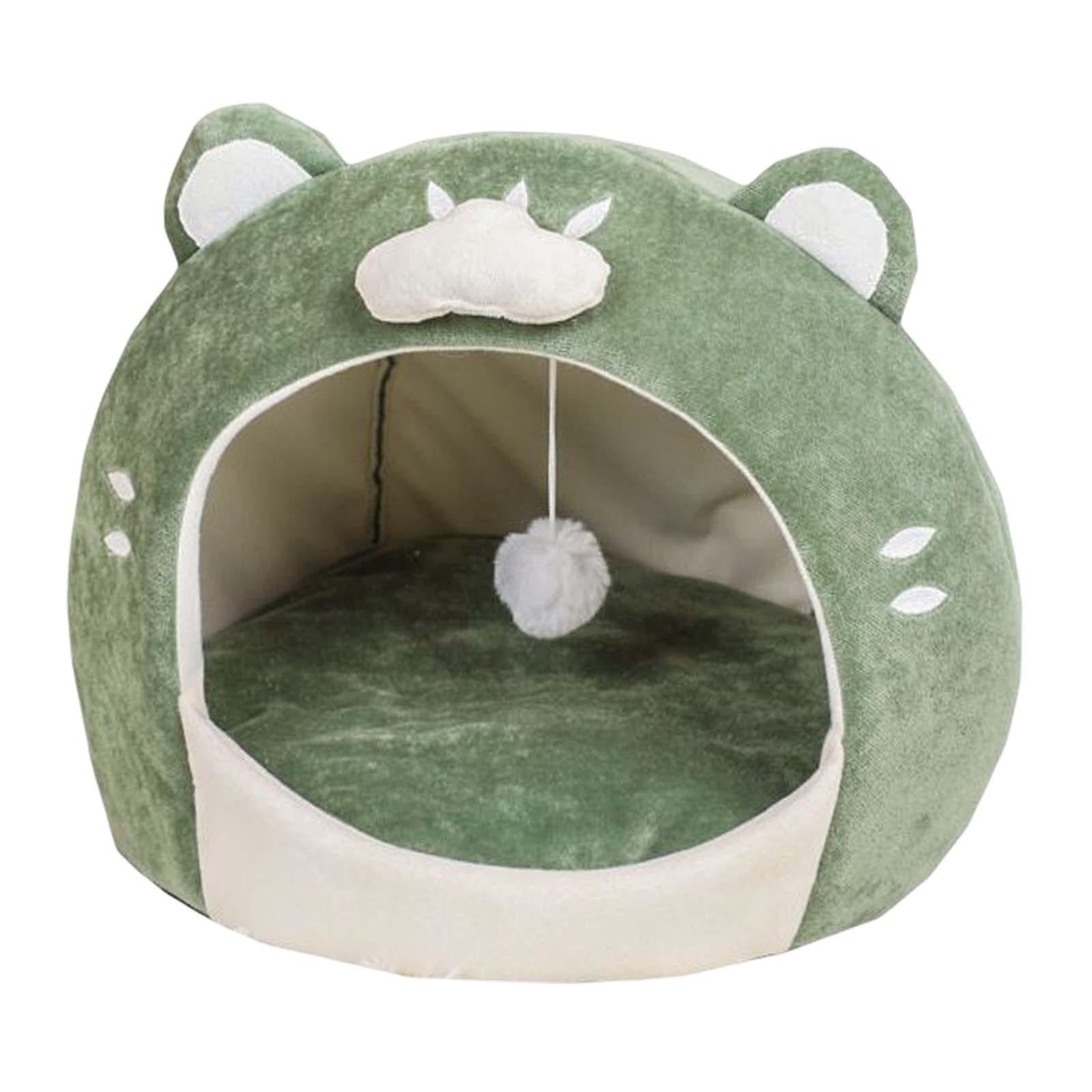 Click here for Growth Tank Bed Green Semi Enclosed Cat Tent Sleep... prices