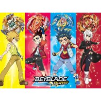 Beyblade Banner Backdrop Party Decor Supplies Decorations Cake Topper ...