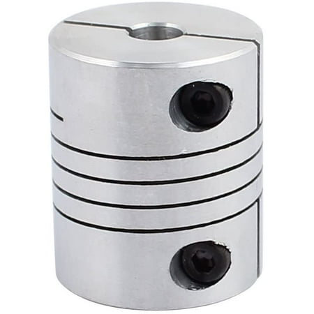 6.35mm to 12mm Shaft Coupling 30mm Length 25mm Diameter Stepper Motor ...