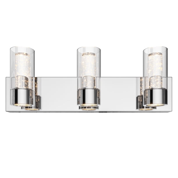 Artika Essence Modern LED Bathroom Vanity Light Fixture, Chrome ...