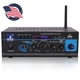 Pyle PTA2 2 x 40W Home Stereo Mini Bluetooth Power Amplifier with ...
