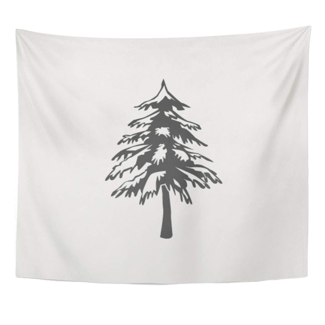 Evergreen Branch Silhouette