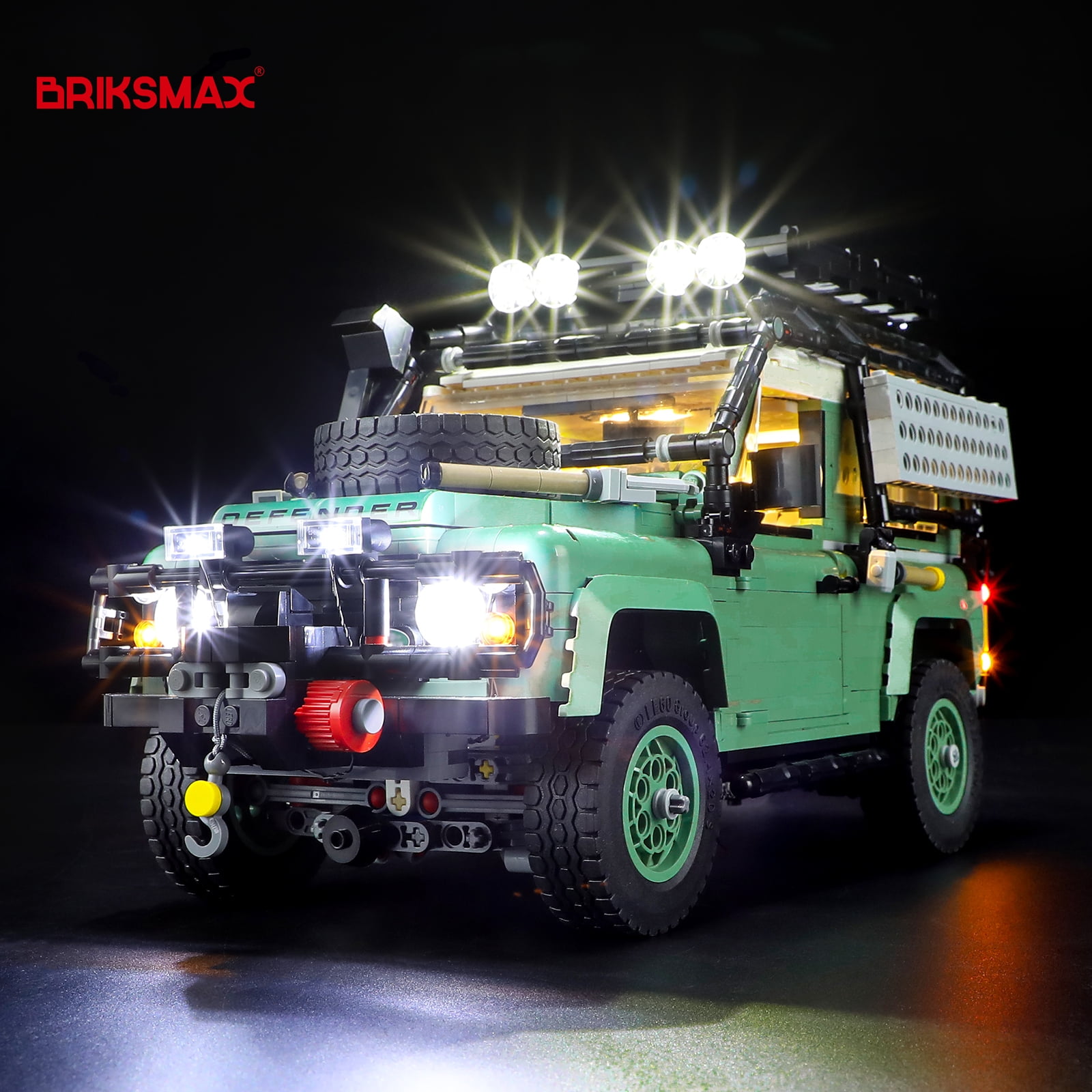 BRIKSMAX Led Lighting Kit for LEGO Icons Land Rover Classic Defender 90 ...