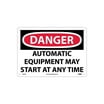 National Marker Construction Entrance 14X20 Rigid Plastic Danger Sign ...