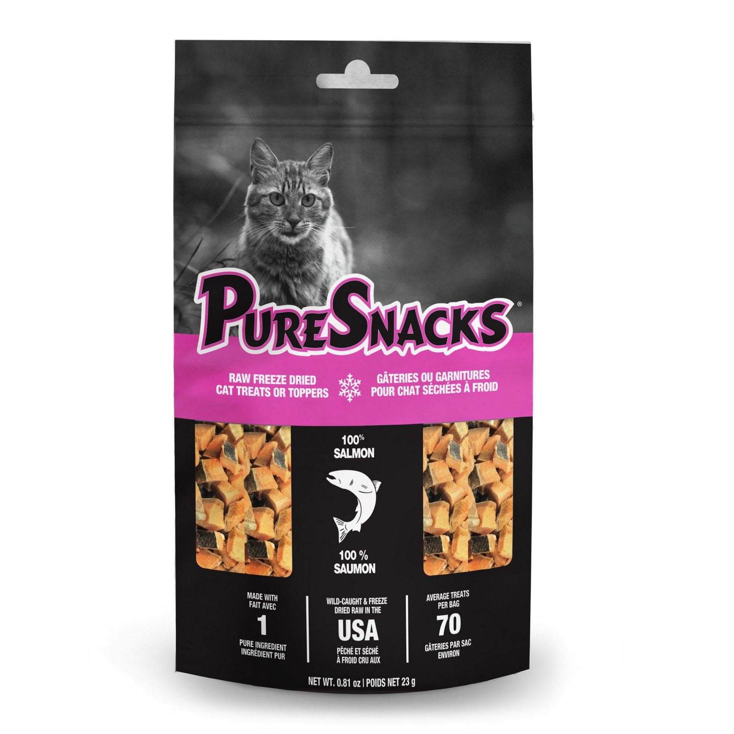 Click here for Puresnacks Freeze Dried Salmon Cat Treats 0.81 Oz prices