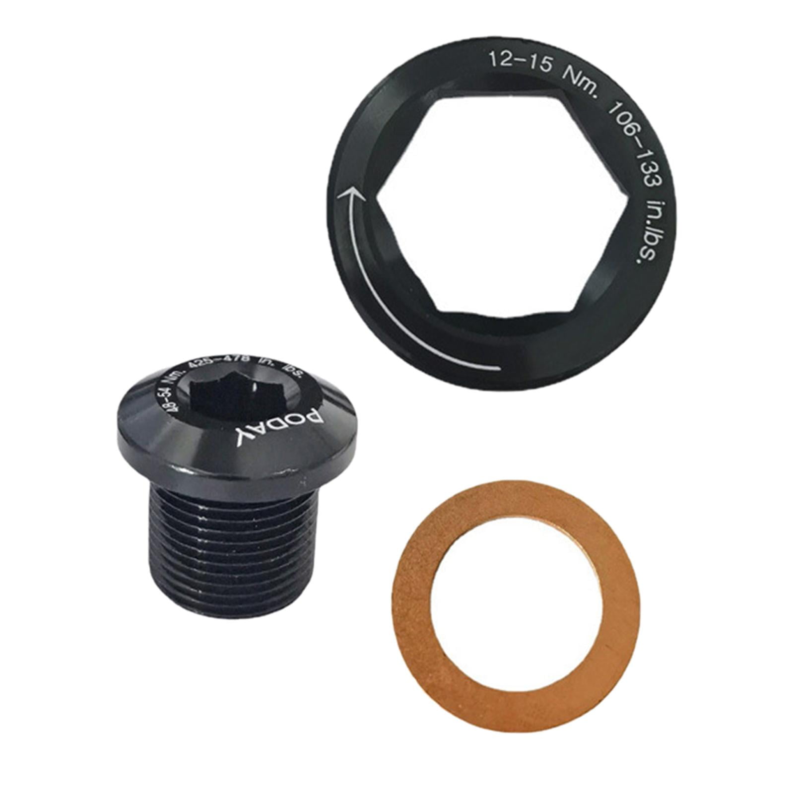 3x Crank Arm Cover Screw Fixing Chainwheel Crankset for BMX - Walmart.com