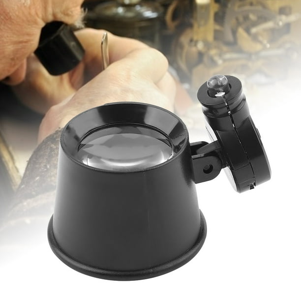 Lupa para reparación de relojes, lupa LED 10X, lupa ocular X, lupa ...