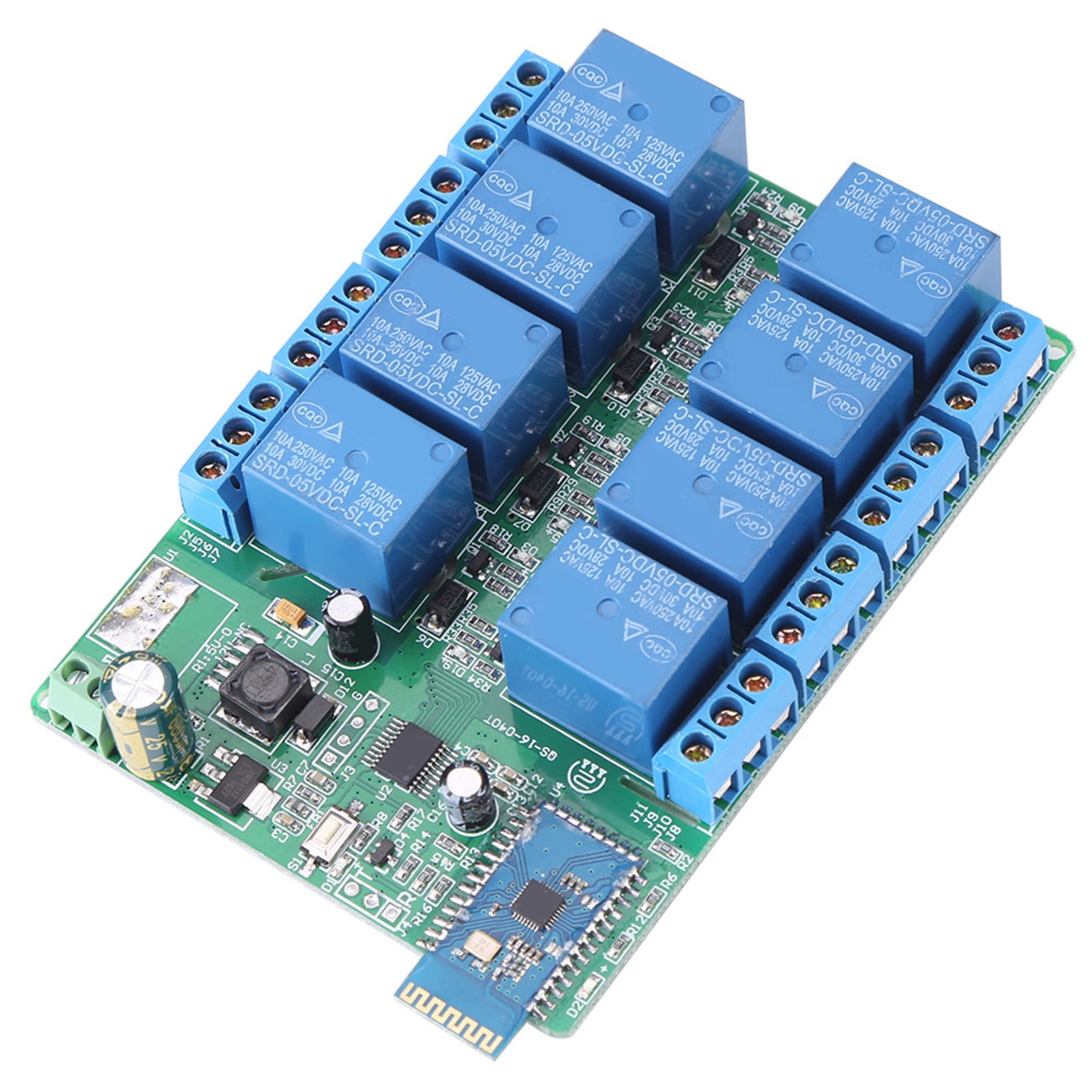 Relé Inalámbrico Distancia De 8 Canales Relé Bluetooth De 10 Metros ...