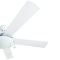 Prominence Home Bolivar 52" White Ceiling Fan with 5 Blades, Integrated ...