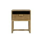 Nathan James Luke Light Brown Wood Nightstand Bed Side Table, Side Sofa ...
