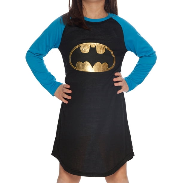 DC Comics Girls 'Batman Batgirl Gold Foil' Pajama Gown - Walmart.com