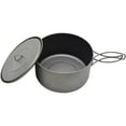 TOAKS Titanium 1350ml Outdoor Camping Cook Pot POT-1350 - Walmart.com