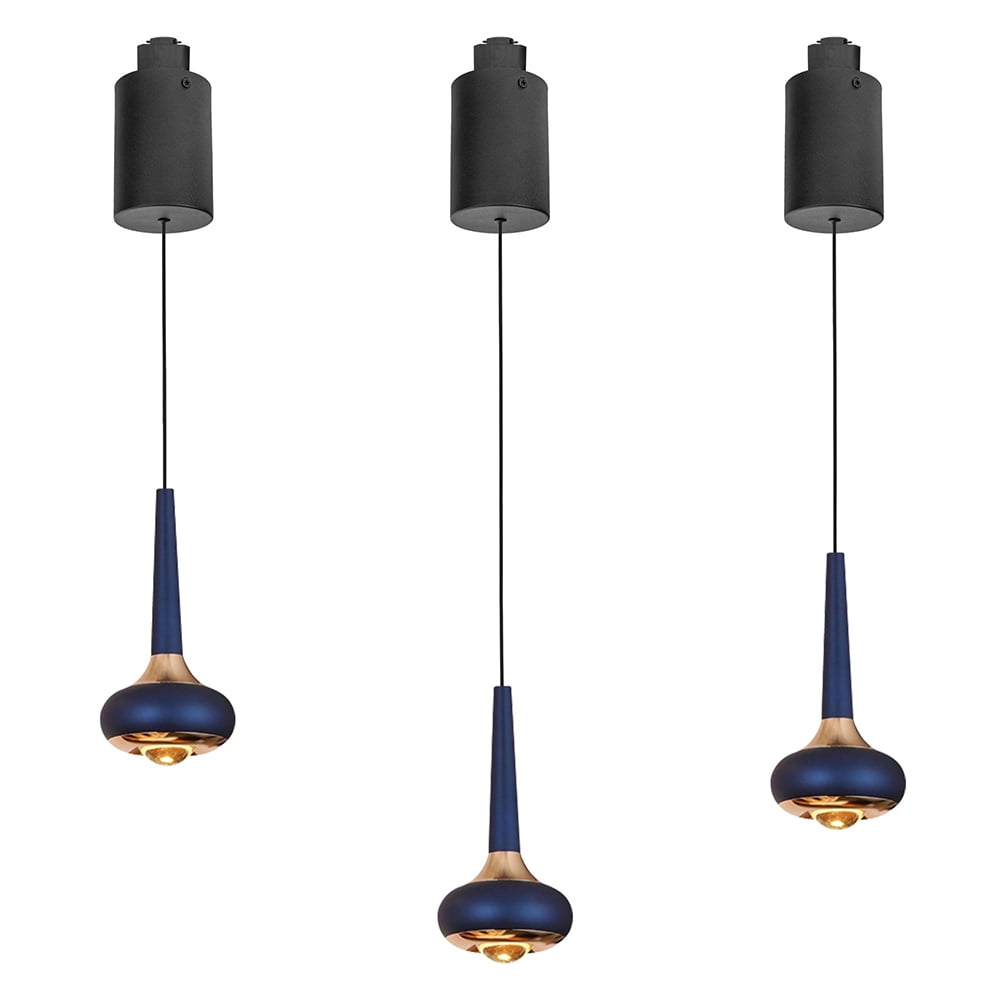 FSLiving 7W Adjustable Height Track Pendnat Light J-Type Retractable ...