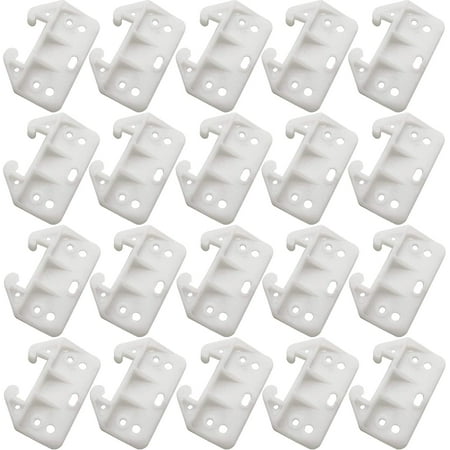 46PCS Plastic Drawer Guides Drawer Track Guides Replacement Furniture ...