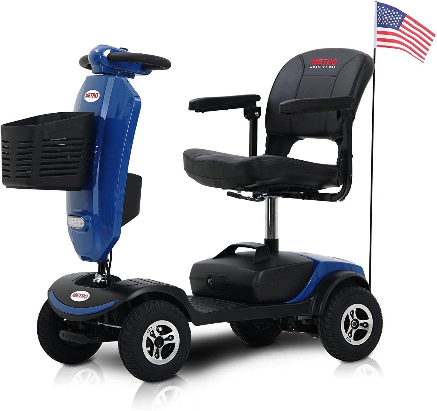 Leadzm Mobility Scooter OutdoorCompact Mobility Scooter With Windshield ...