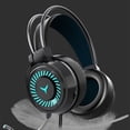 Lifetechs G58 LED Light Gaming Headset Stereo Wired Bass Headphone with ...