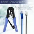 TRENDnet TC-CT68,Crimping Tool, 8P/RJ-45 and 6P/RJ-12, RJ-11 Crimp, Cut ...