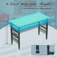 LZBEITEM 60" Adjustable Workbench for Garage, Rubber Wood Heavy Duty ...