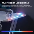 55 Inch Gaming Desk with RGB Lights, Cable Management, Cup Holder ...