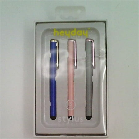 Heyday 3pk Stylus - Blue/Rose/Cool Gray – BrickSeek