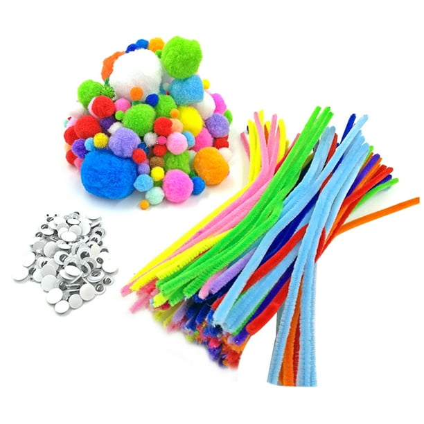 Pipe Cleaner Craft Set Professional DIY Preschool Toy with Pompom ...