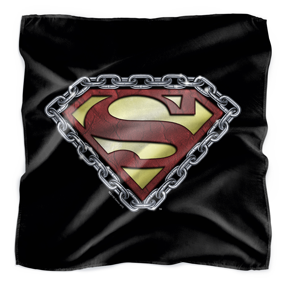 Superman Chained Shield Bandana (21 in x 21 in) - Walmart.com