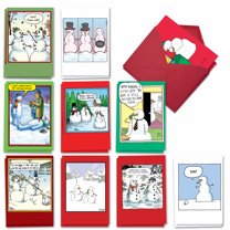 NobleWorks 20 Assorted set Funny Christmas Mixed Occasions Greeting ...