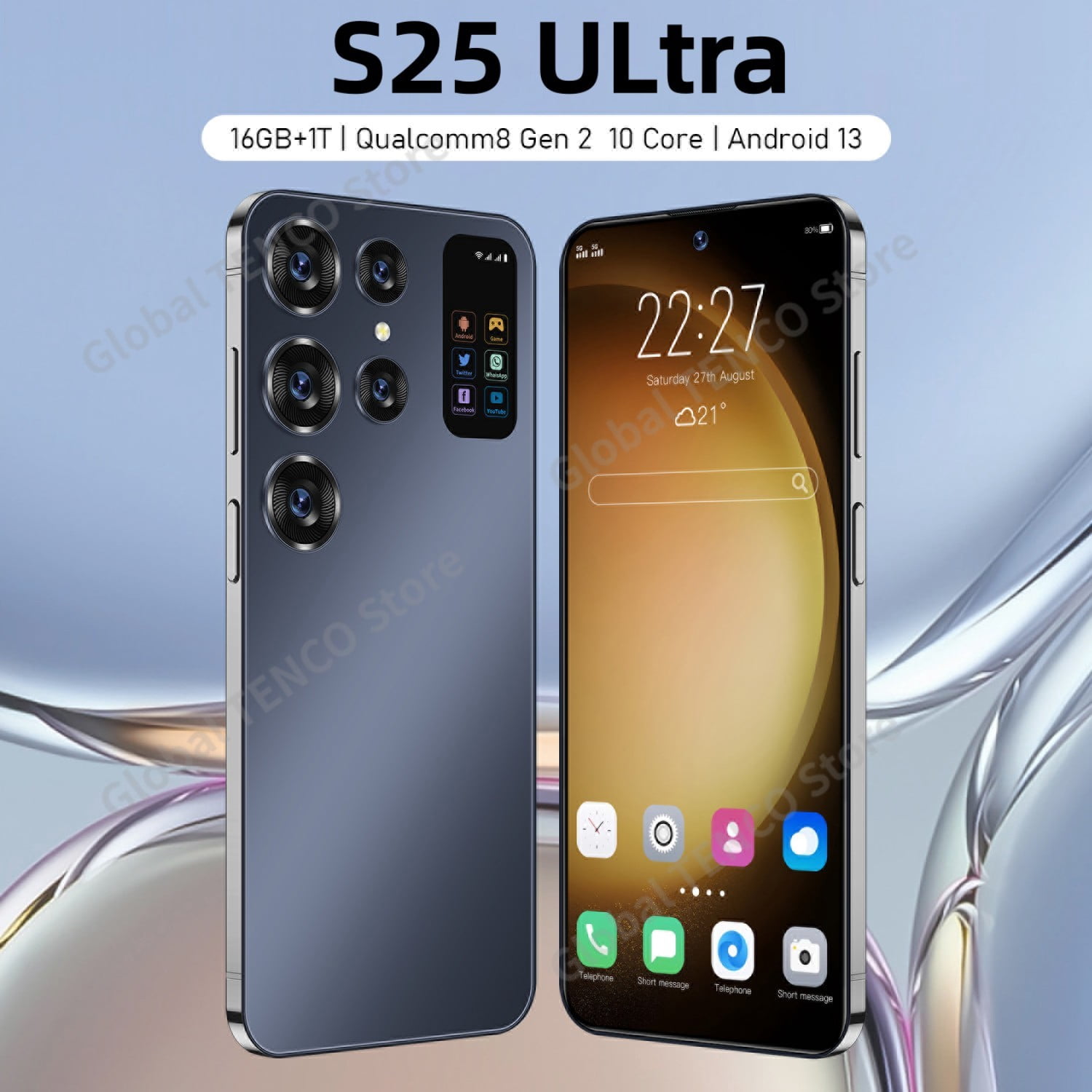 Original s25 ultra Mobile Phones 16GB+1TB Dual Sim Face Unlock Android ...