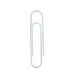 Pen+Gear Jumbo Smooth Paper Clips, Silver, 100 Count, Large Size, Easy ...