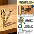 6×14mm Short Expansion Screw Set, 6 * 14mm Door Hinge Thread Repair ...