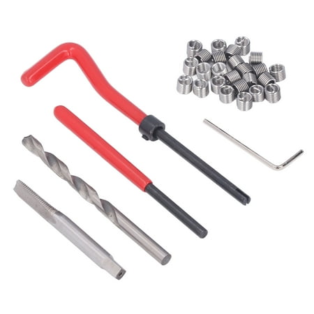 Threaded Inserts Tap Set, Wear Resistant Thread Repair Tool Kit ...