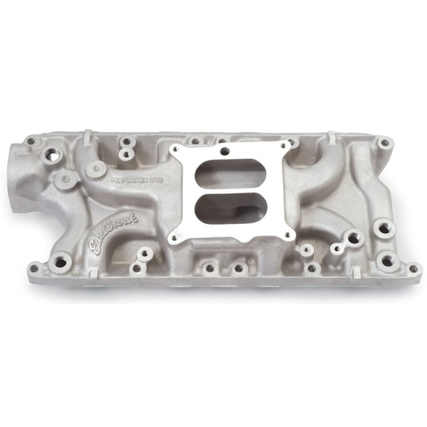 Edelbrock 3721 Performer 260/289/302 Intake Manifold; Satin Finish; EGR ...