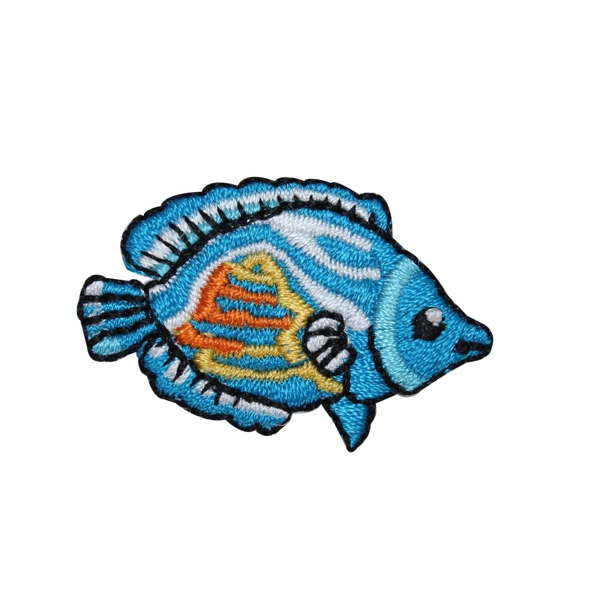 ID 0182A Small Tropical Fish Patch Ocean Animal Embroidered Iron On ...
