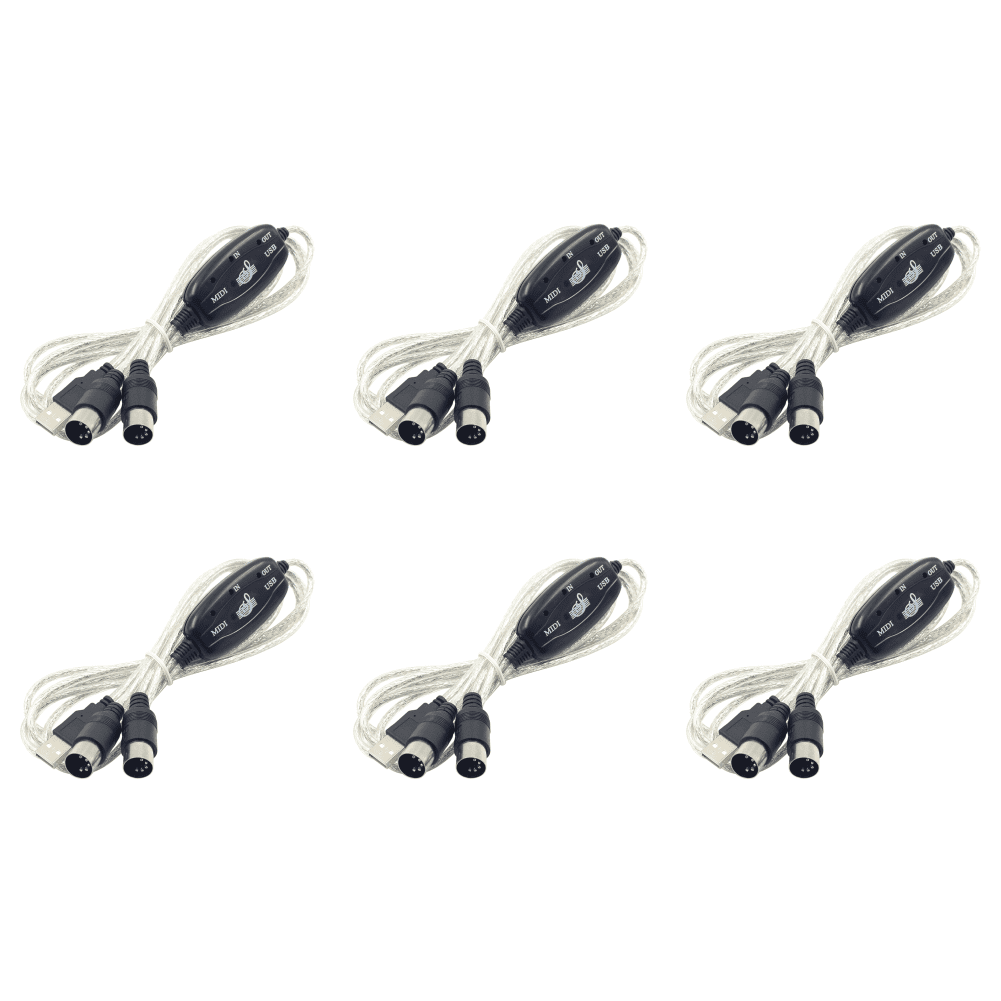 Pro USB IN-OUT Cable adaptador MIDI PC a música Convertidor teclado ...