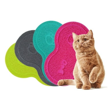 Bella Spill-Proof Fish Shaped Cat Mat, 19" x 12" - Walmart.com