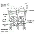 Summer Infant 3Dlite Lightweight Compact Double Stroller for Babies ...