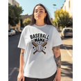 BASEBALL MAMA T Shirts for Women Short Sleeve Cotton Crewneck T-Shirt ...
