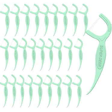Plackers Orthopick Floss Picks for Back Teeth, Braces Ready, 36-pack ...