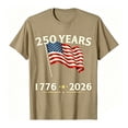 Tshirts for Kids Boys America 250 Print Short Sleeve Tee Casual Daily ...