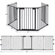 Costway Fireplace Fence Safety Fence Hearth Gate BBQ Metal Fire Gate ...