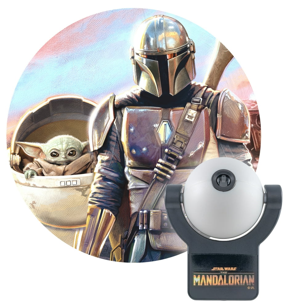 Projectables The Mandalorian LED Night Light Projector, Dusk to Dawn ...