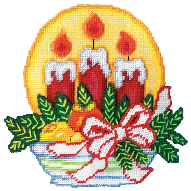 Design Works Christmas Glow Plastic Canvas Kit - Walmart.com - Walmart.com